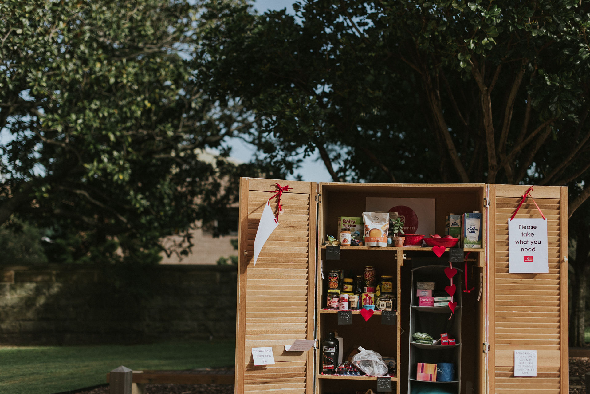 'Kindness Cupboards' in the community - ProjectKindness